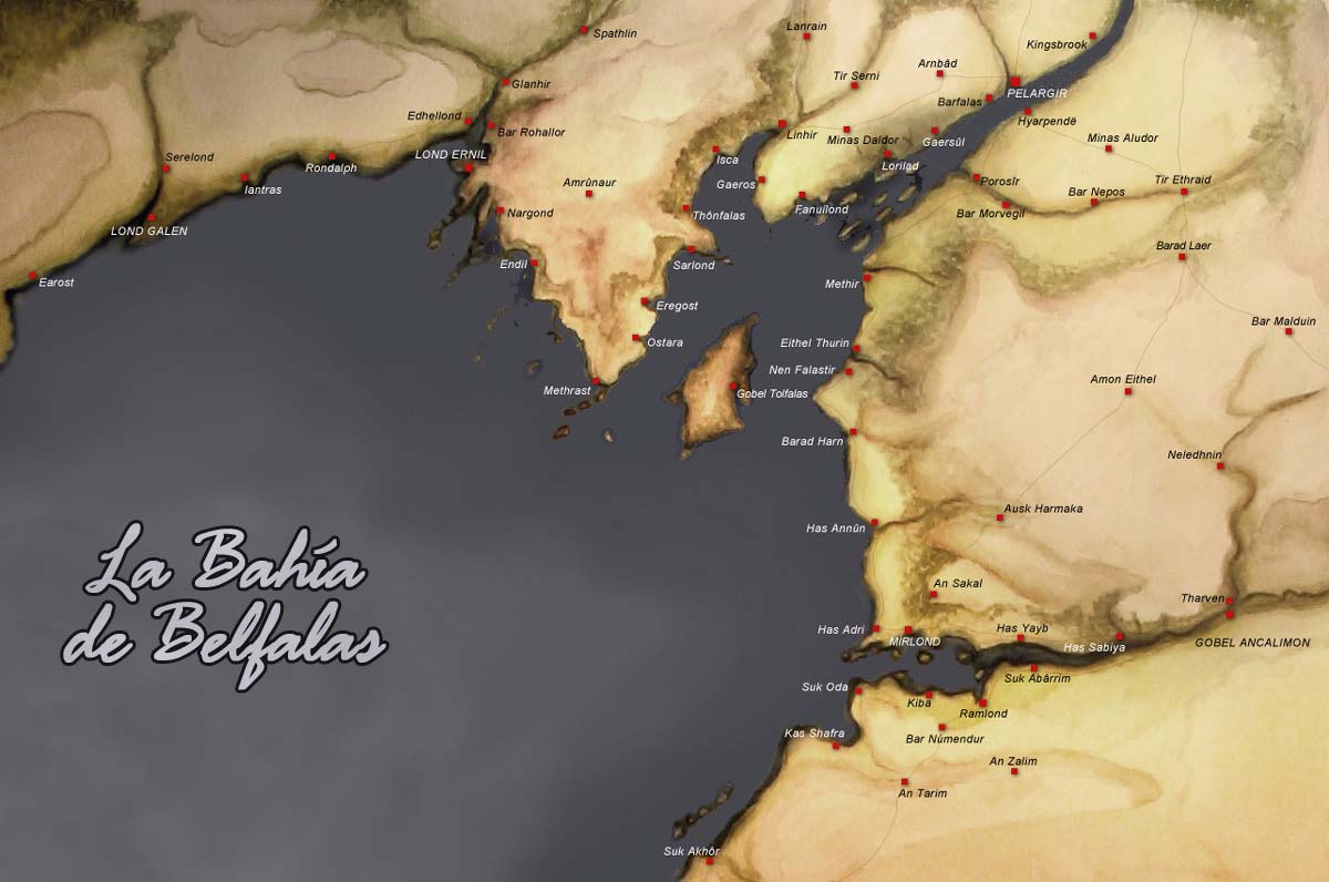 Mapas y Planos, RPW para la Tierra Media de Rolemaster