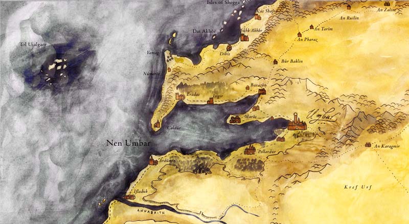 Mapas y Planos, RPW para la Tierra Media de Rolemaster